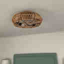 Bay Isle Home™ Mattawan 19.6"- 4 Light 7 Blade Caged Ceiling Fan with ...